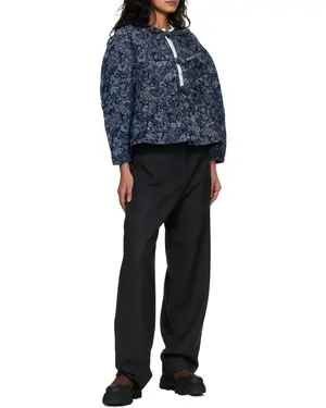 GANNI Grey Wool Suiting Trousers