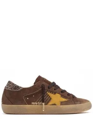GOLDEN GOOSE Super Star Suede Sneakers - Brown