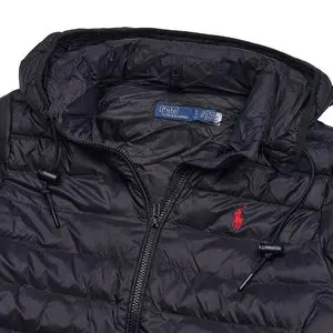 Ralph Lauren Polo Water-resistant Packable Hooded Jacket - Black