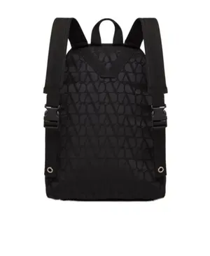 Valentino Garavani Toile Iconographe Zip-up Backpack