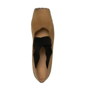 UMA WANG Square Toe Mid Heel Ballerinas