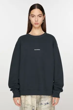 Acne Studios Logo Print Crewneck Sweatshirt