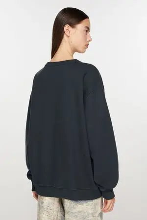 Acne Studios Logo Print Crewneck Sweatshirt