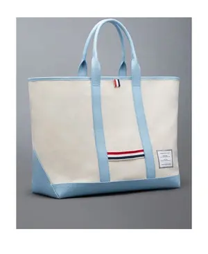 Thom Browne Medium Canvas Tote