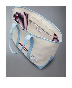 Thom Browne Medium Canvas Tote