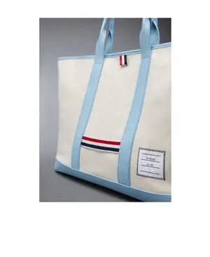 Thom Browne Medium Canvas Tote