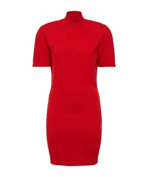 Jacquemus La Robe Maille Castagna Wool Mini Dress