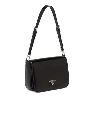 Prada Brushed Leather Shoulder Bag