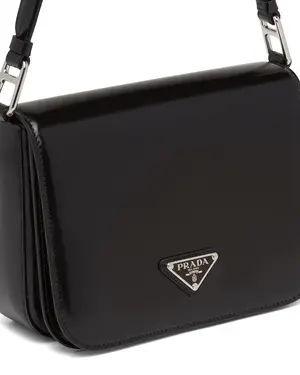 Prada Brushed Leather Shoulder Bag