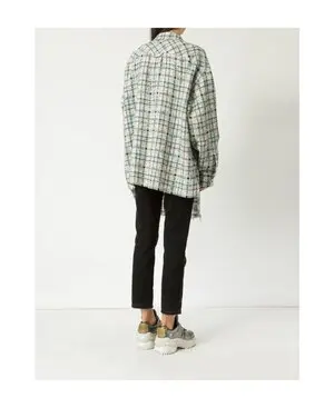 Faith Connexion Plaid Long Shirt