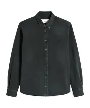 Ami De Coeur Button-down Shirt - Black