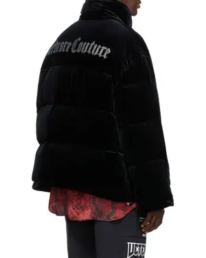 Vetements Crystal Logo Padded Jacket