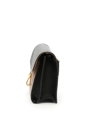 Burberry House Check Clamshell Bag - Black