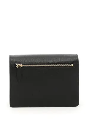 Burberry House Check Clamshell Bag - Black