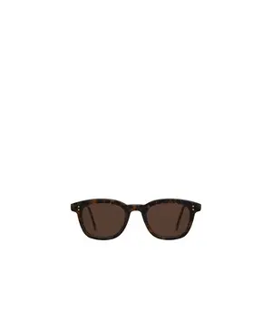 Thom Browne Rectangle Frame Sunglasses - Brown