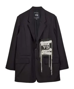 Y3 Single Breasted Outerwear For Men