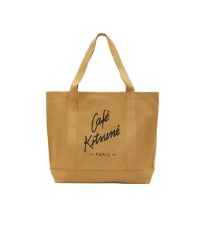 Maison Kitsuné Graphic Tote Bag - Brown