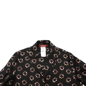 Max Mara Long-sleeved Printed Shirt With Lapels