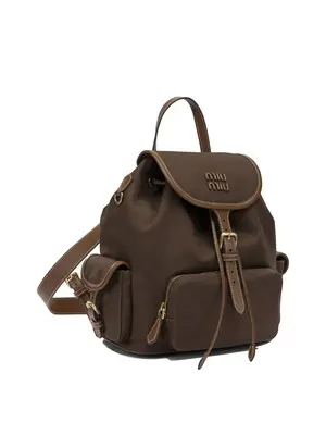 Miu Miu Logo Backpack