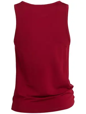 Rabanne Viscose Jersey Tank Top With Ring Detail
