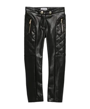 Moschino Quilted Faux-leather Trousers
