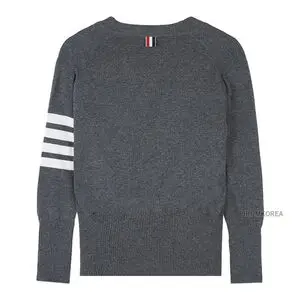 Thom Browne 4-bar Button-up Knit Cardigan - Black