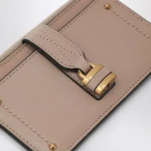 Chloé Paddington Small Card Holder - Nude