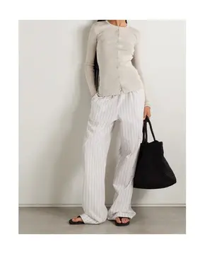 THE ROW Josette Button Cardigan
