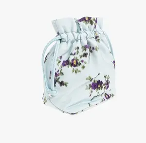 GANNI Printed Pouch - White