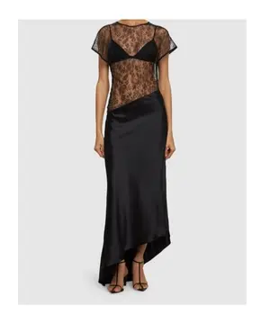 Tove Beline Lace Satin Long Dress