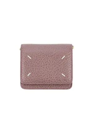 MAISON MARGIELA Four-stitch Leather Purse - Brown
