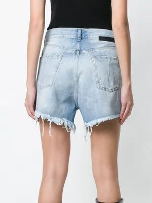 BEN TAVERNITI UNRAVEL PROJECT Imitation Old" Denim Shorts