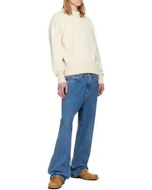 Ami Embroidered Logo Crewneck Jumper
