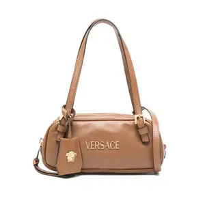 Versace Logo Plaque Top-handle Bag