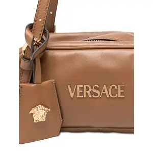 Versace Logo Plaque Top-handle Bag