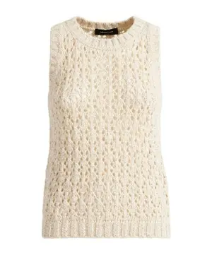 Fabiana Filippi Diamond Stitch Sequined Vest