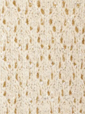 Fabiana Filippi Diamond Stitch Sequined Vest