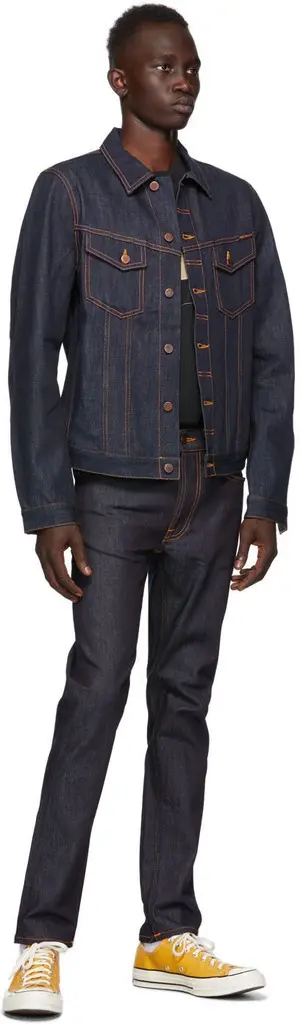 Nudie Jeans Lean Dean Low-rise Slim Jeans