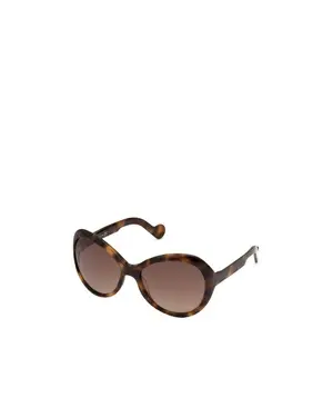 Moncler Bellux Cat Eye Frame Sunglasses - Brown