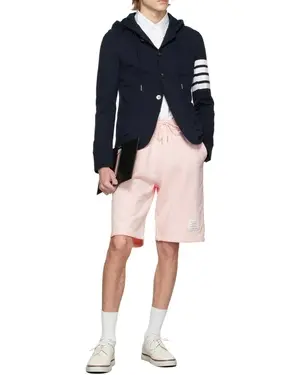 Thom Browne Vertical Intarsia Stripe Tablet Case