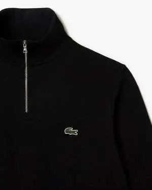 Lacoste Crocodile Embroidered Half-zip Sweatshirt