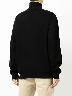 Lacoste Crocodile Embroidered Half-zip Sweatshirt