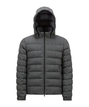 Moncler Arneb Short Down Jacket With Removable Hood - Black