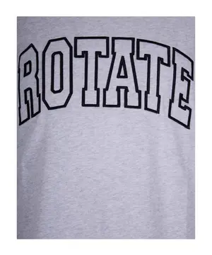 ROTATE BY BIRGER CHRISTENSEN Long Sleeve T-shirt With Embroidered Logo