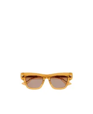 Bottega Veneta Cat-eye Frame Sunglasses - Yellow