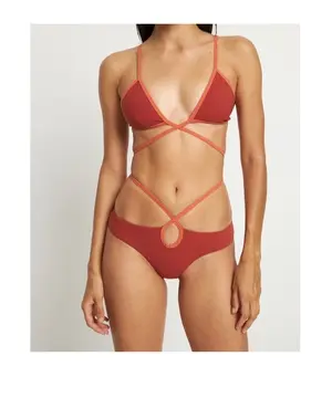 Christopher Esber Loop Tie Lycra Bikini Bottoms