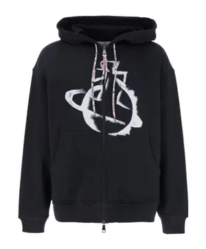 VIVIENNE WESTWOOD Orb Printed Zipped Hoodie