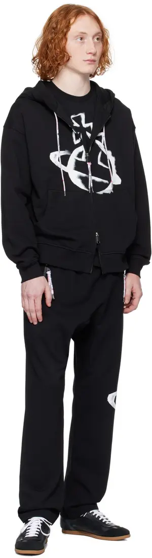 VIVIENNE WESTWOOD Orb Printed Zipped Hoodie