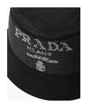 Prada Re-nylon Embellished Bucket Hat