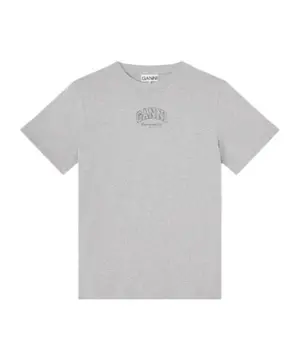 GANNI Logo Relaxed-fit T-shirt